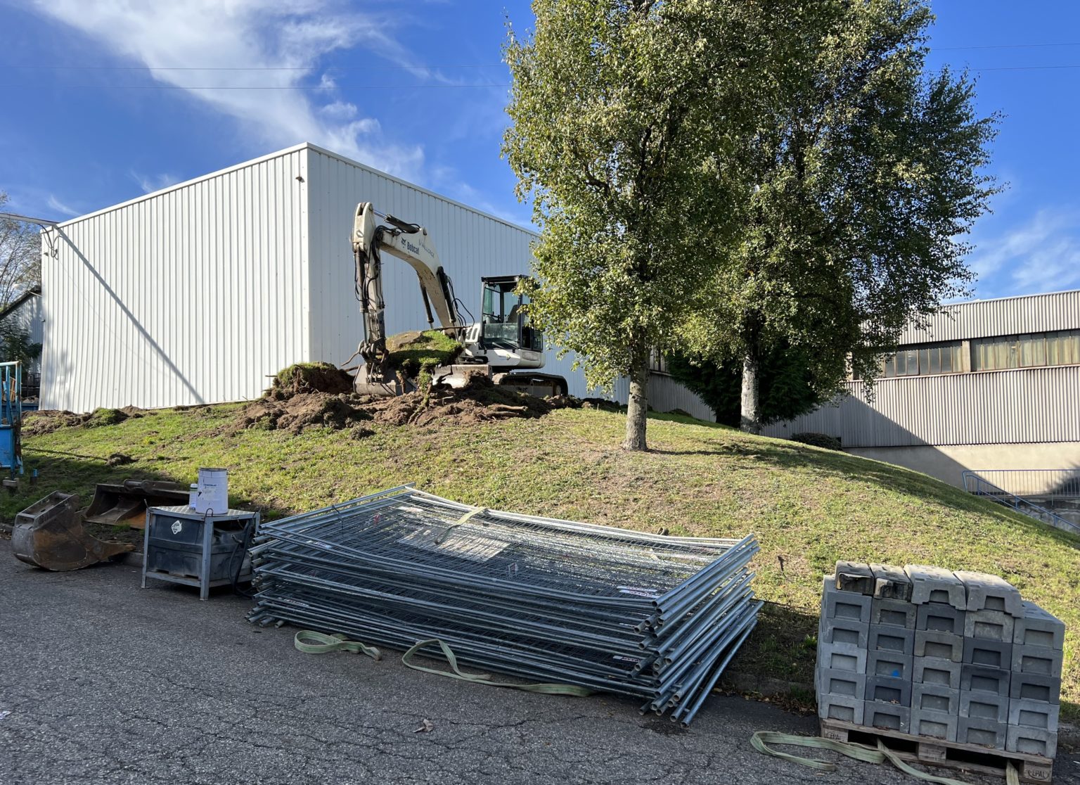 Début du chantier d'extension de nos futurs locaux ! - Rouleaux David
